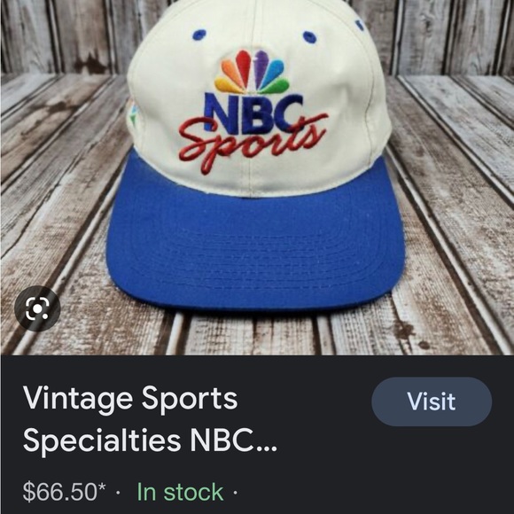 pacific herowear | Accessories | Vintage Nbc Sports Fanatic Cap Feeling ...
